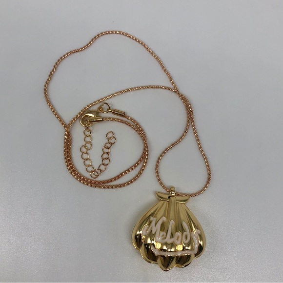 Hot Topic | Jewelry | New Disney Melody Ariel Locket Seashell Gold ...